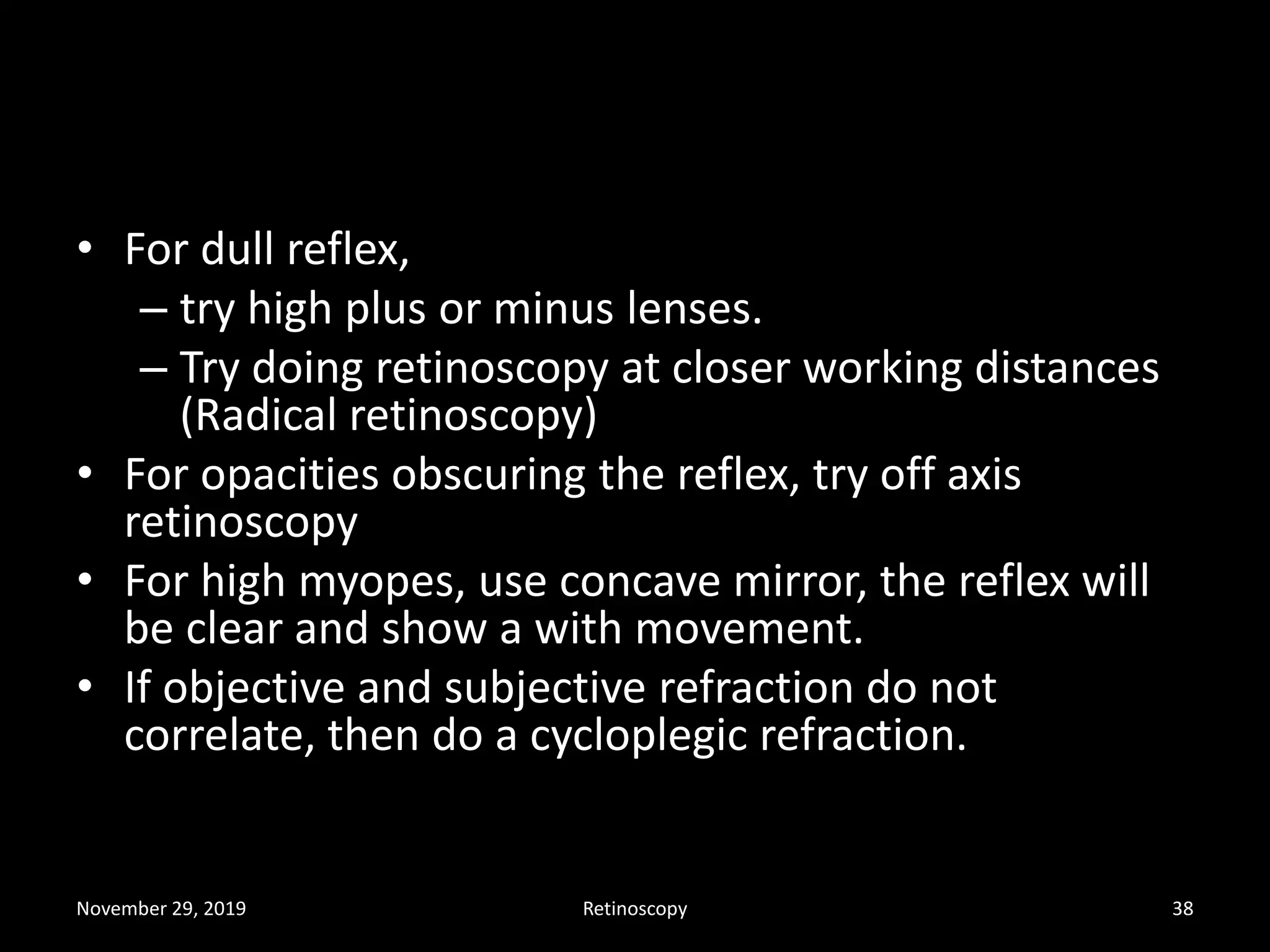 Retinoscopy PART 1 | PPT
