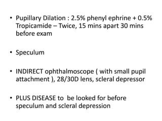 Retinopathy of prematurity | PPTX