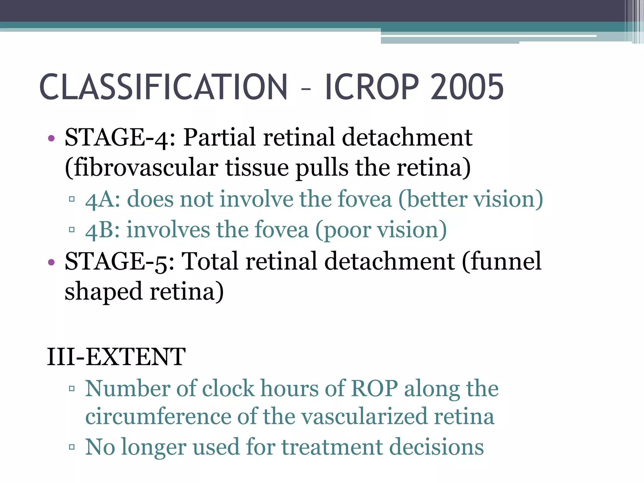 Retinopathy of prematurity | PPTX