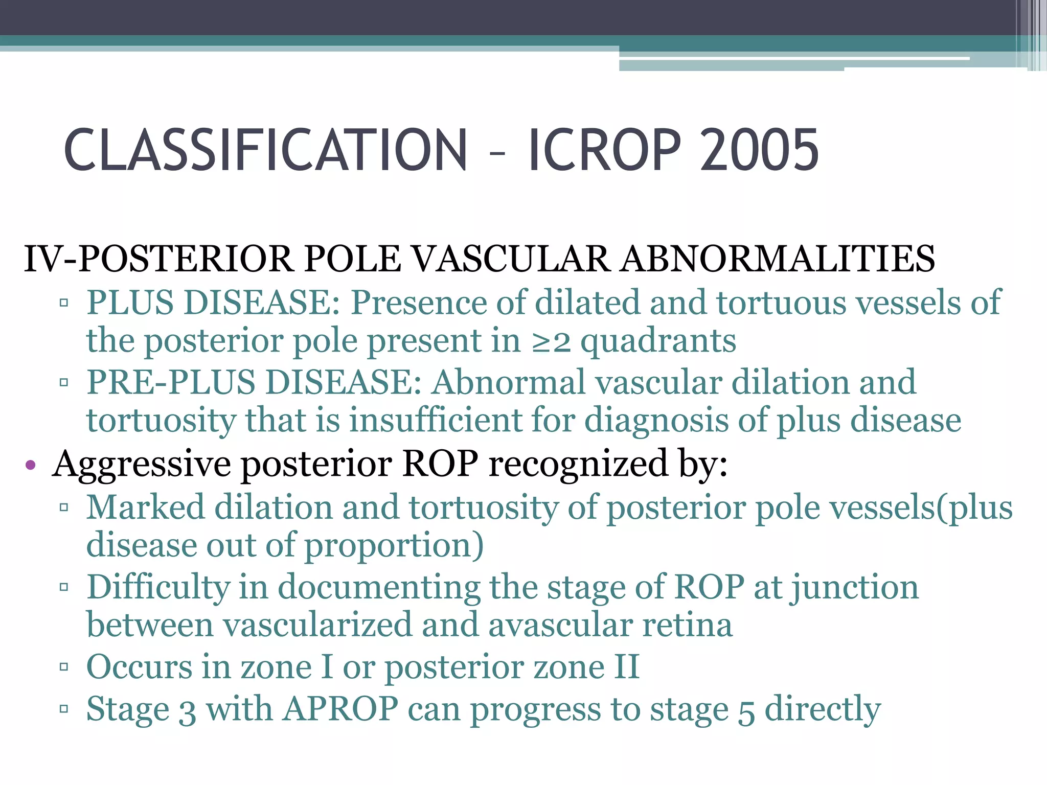 Retinopathy of prematurity | PPTX