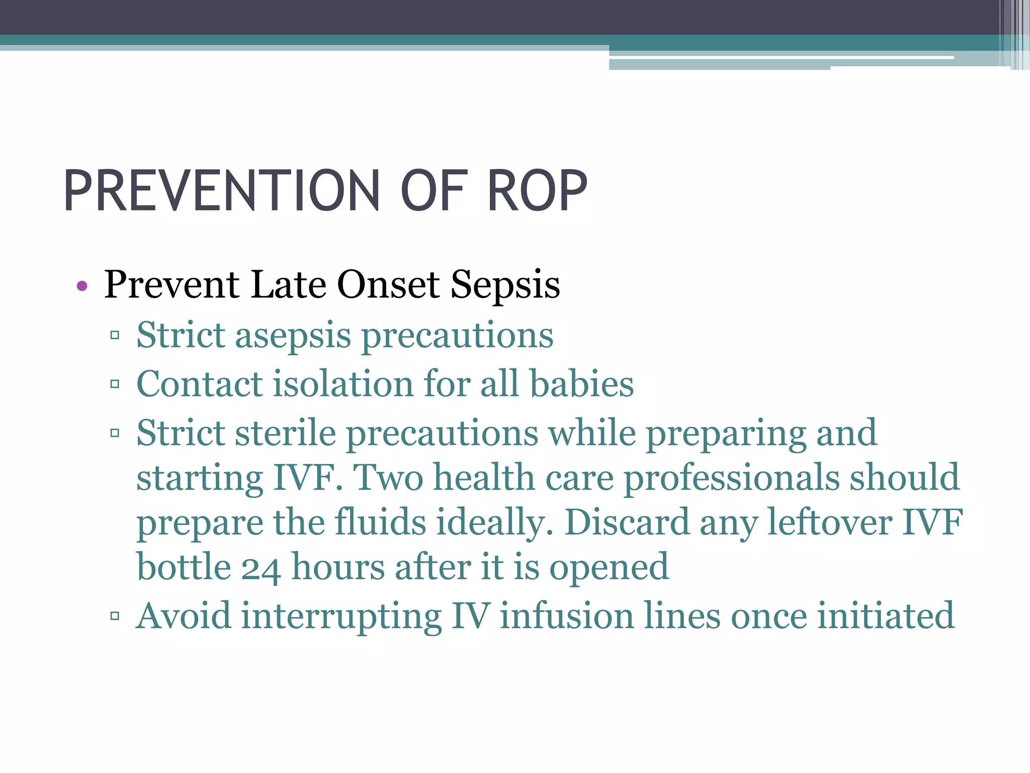 Retinopathy of prematurity | PPTX