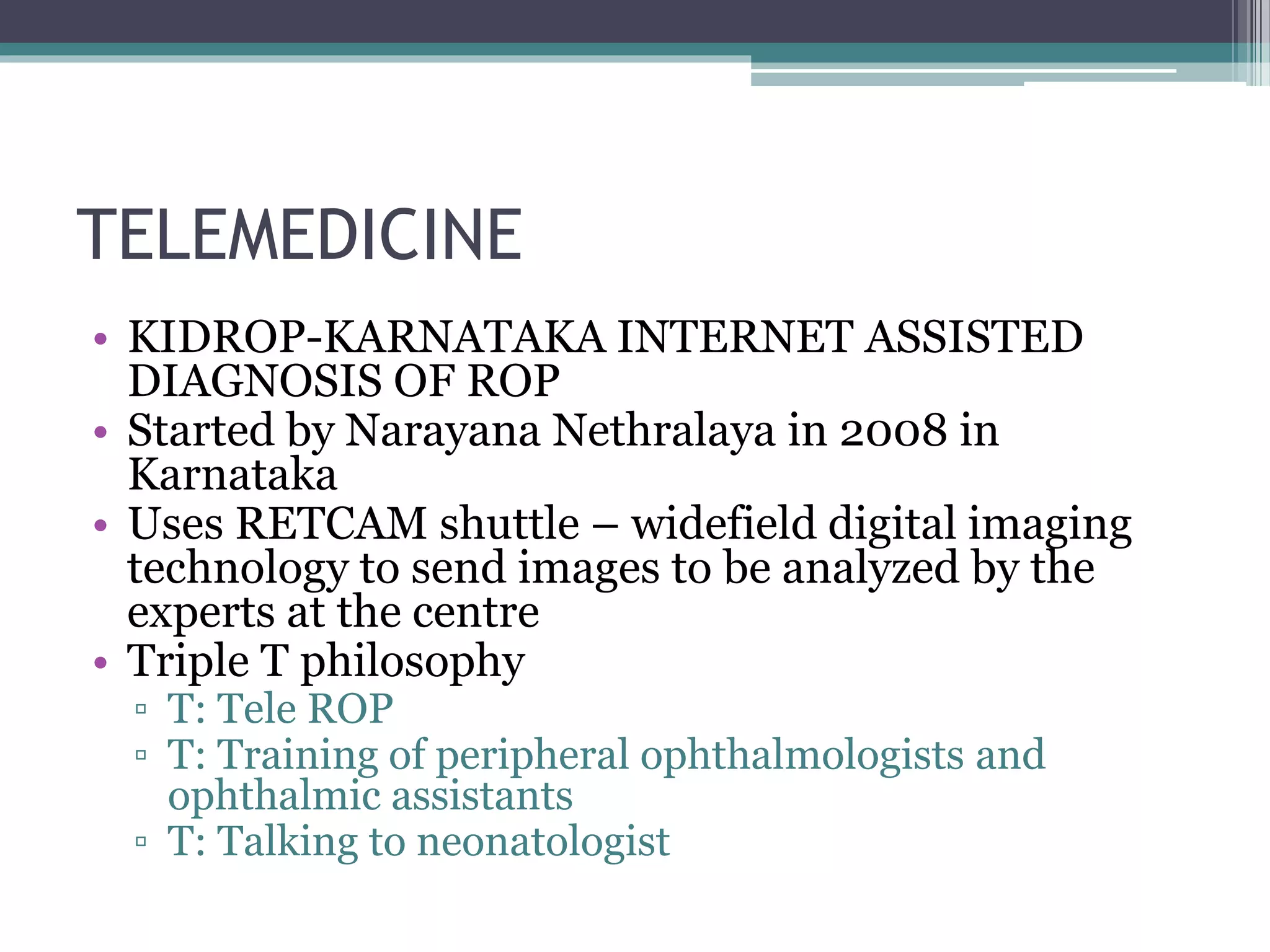 Retinopathy of prematurity | PPTX