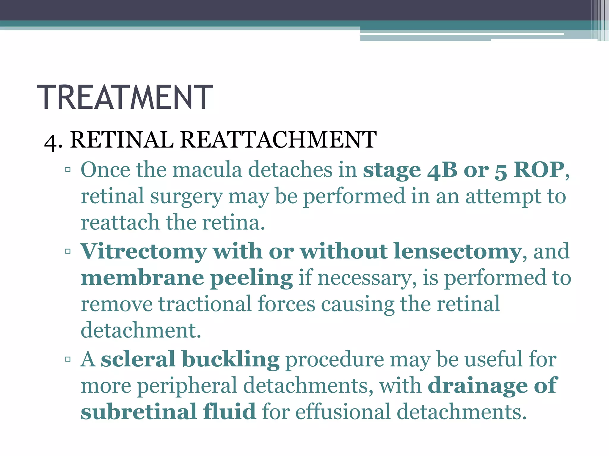 Retinopathy of prematurity | PPTX