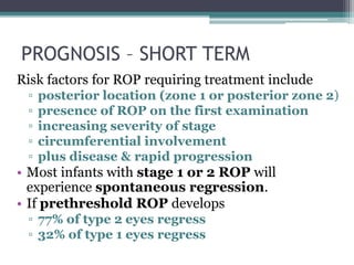 Retinopathy of prematurity | PPTX
