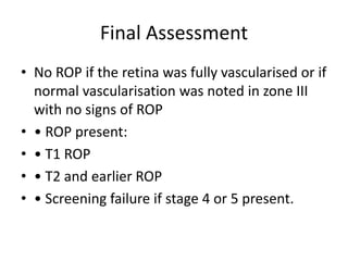 Retinopathy of prematurity | PPTX