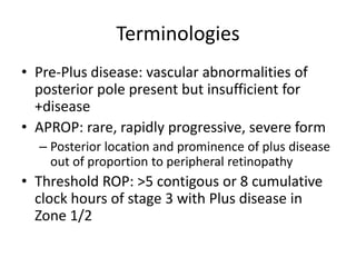 Retinopathy of prematurity | PPTX