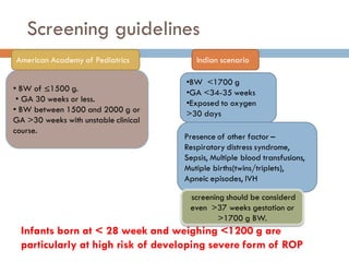 Retinopathy of prematurity | PDF