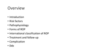 Retinopathy Of Prematurity.By Cynthia Oloo JKUAT student Bsc ...