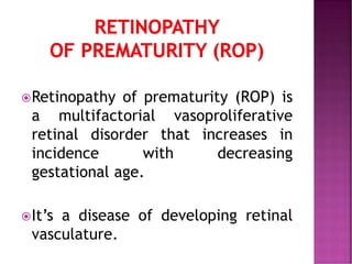 Retinopathy of prematurity.pdf ROP newborn | PDF