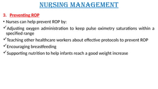 retinopathy of prematurity/ ROP .pptx | Pregnancy | Reproductive Health