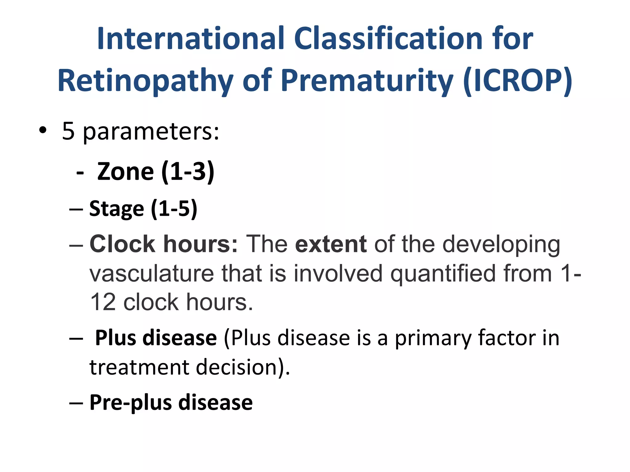 Retinopathy of prematurity by dr. tareq rahman | PPTX
