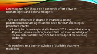 Retinopathy of Prematurity | PPTX