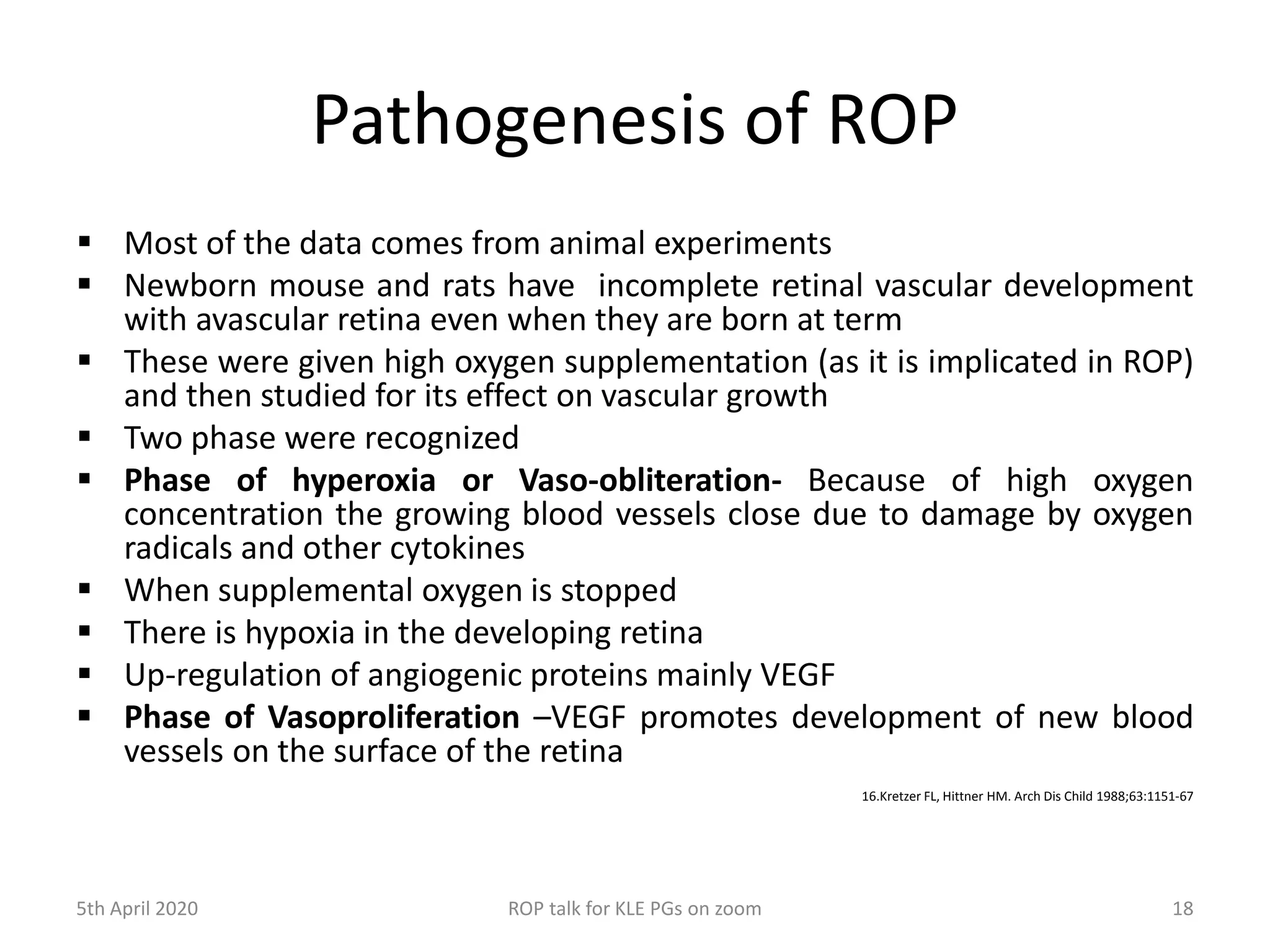 DR WANI'S TALK ON Retinopathy of prematurity | PPTX