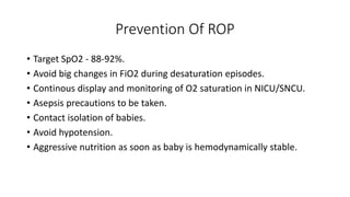 Retinopathy of prematurity recommendations for screening | PPT