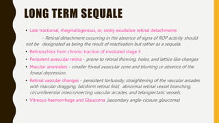 Retinopathy of Prematurity (ROP).pptx slides | PPTX