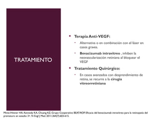 retinopatía en el recien nacido prematuro | PPT