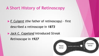 Optics of Retinoscope by Dr. Muhammad Zeeshan Hameed.pptx | Eye and ...