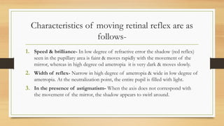 Retinoscope: Principle, types, Technique, and Clinical Applications | PPTX