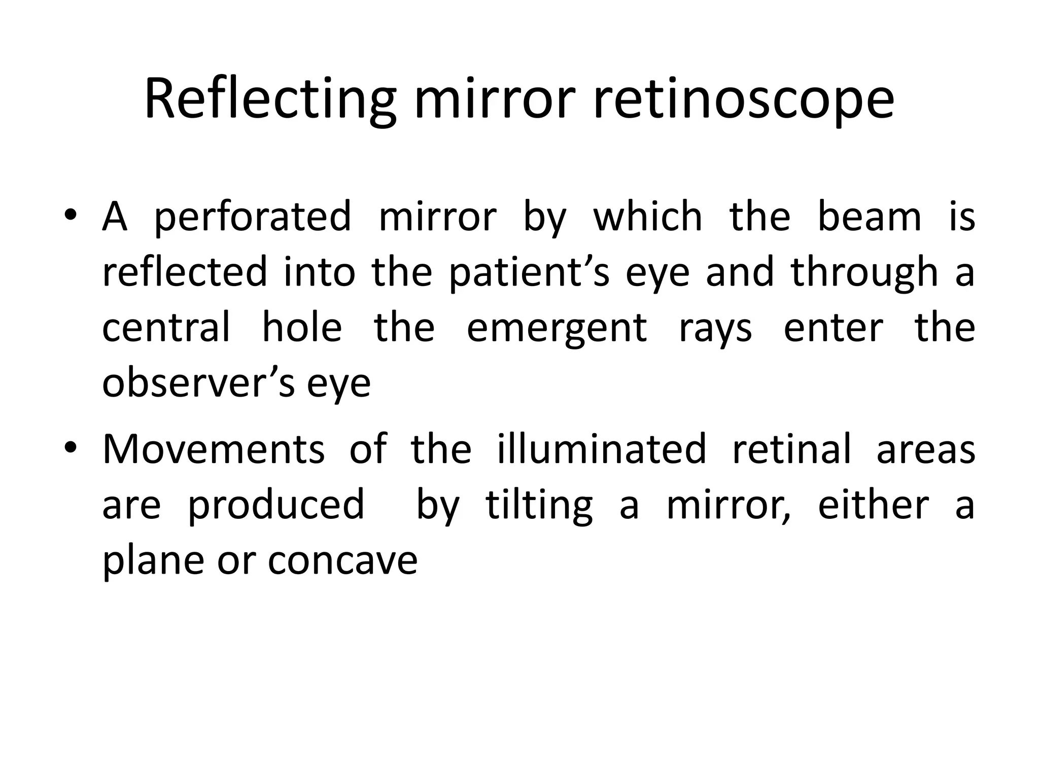 Retinoscope and retinoscopy | PPTX