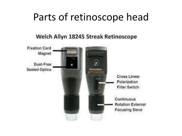 Retinoscope and retinoscopy | PPT