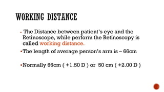 retinoscope & retinoscopy.pdf_optometry. | PDF