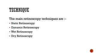 retinoscope & retinoscopy.pdf_optometry. | PDF