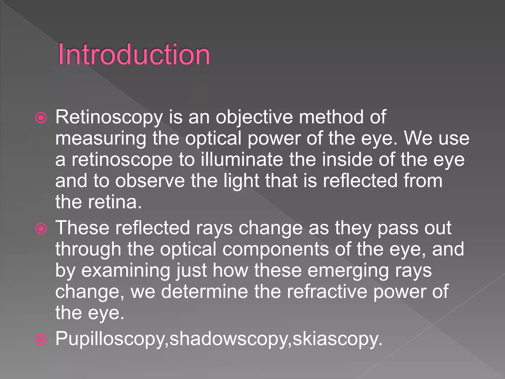 Retinoscopy | PPTX