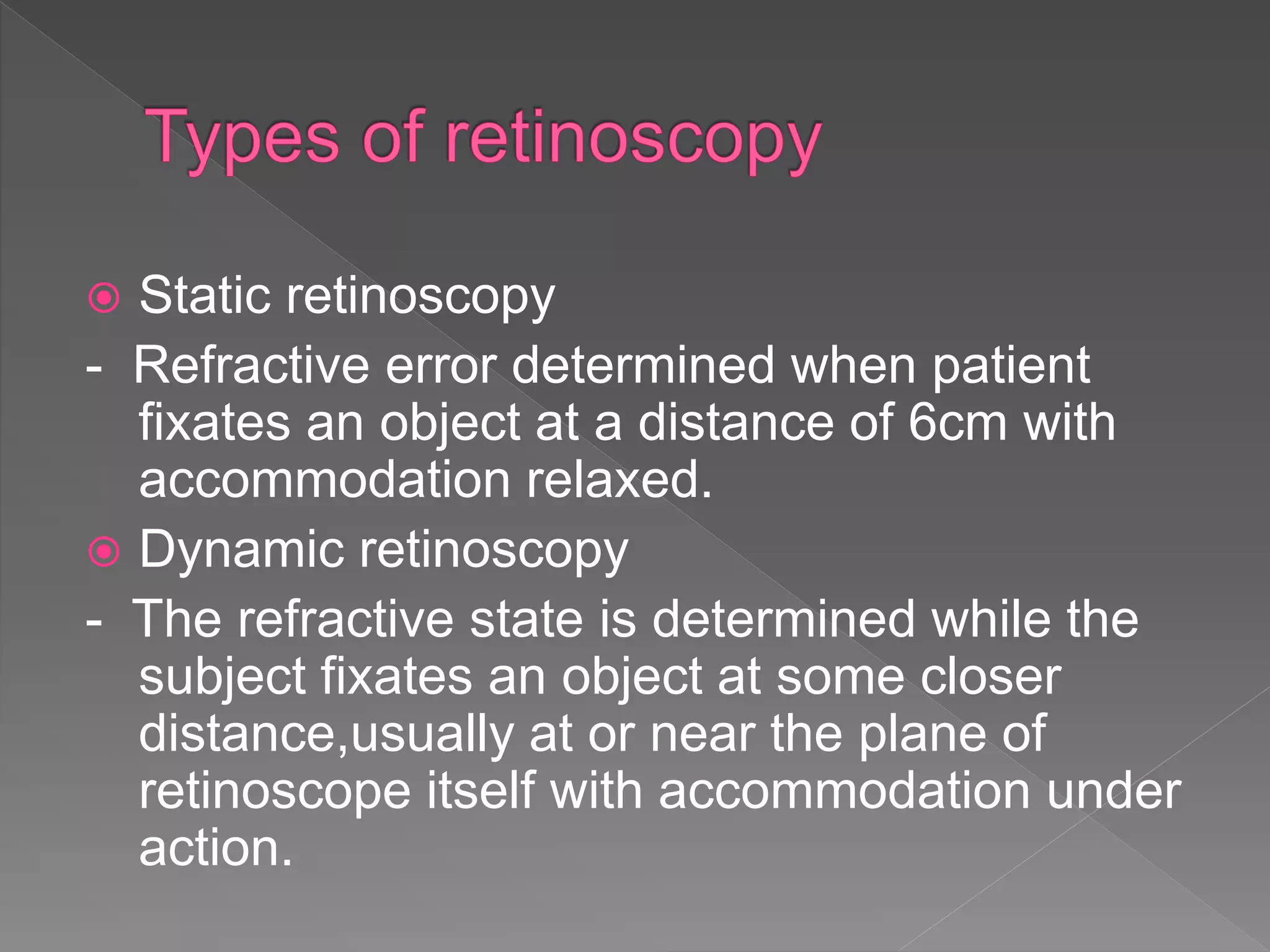 Retinoscopy | PPTX