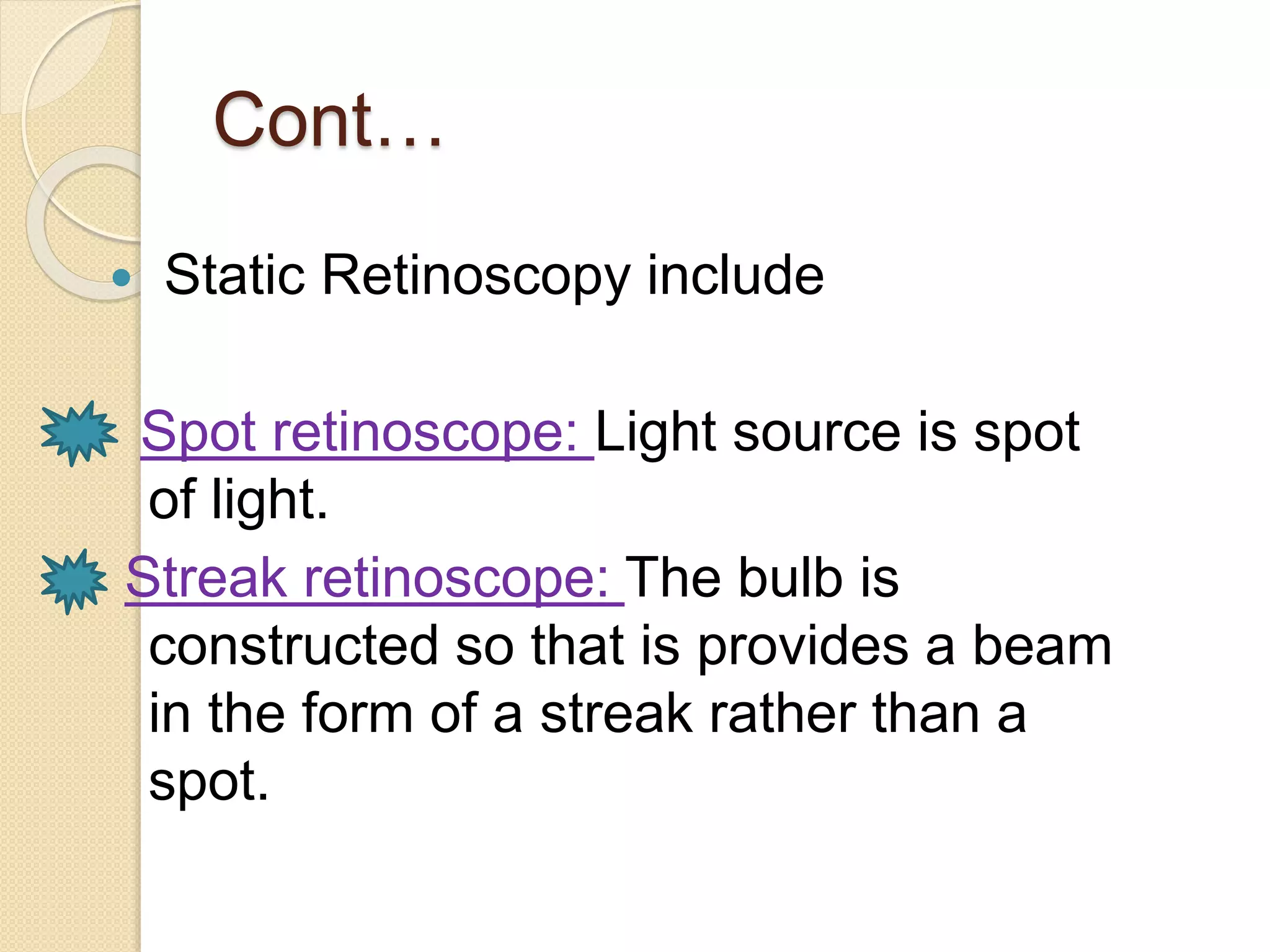 Retinoscopy @adi | PPTX