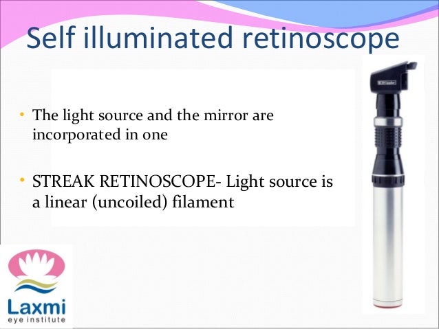 Retinoscopy and its principles