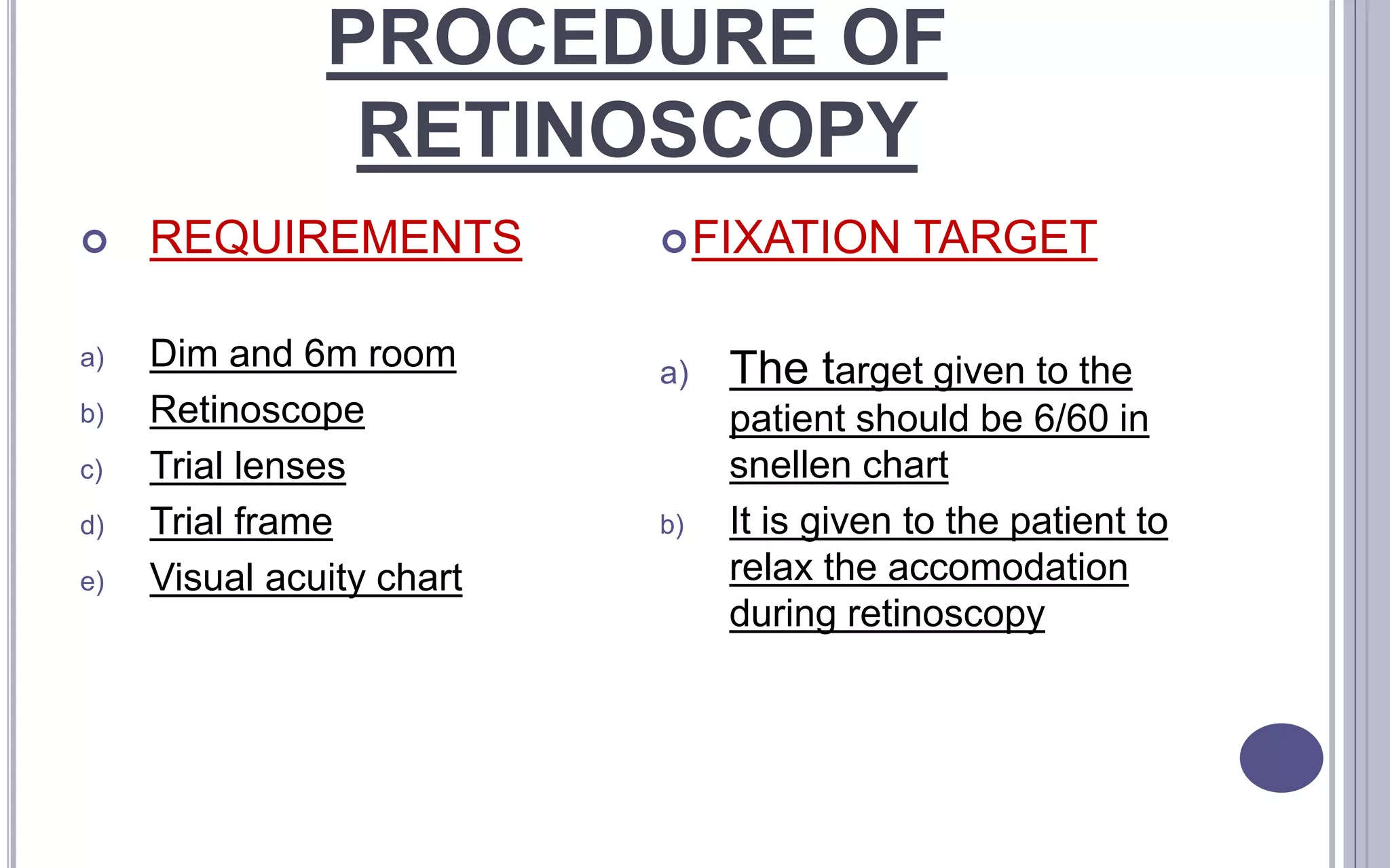 Retinoscopy & Autorefractometry | PPTX