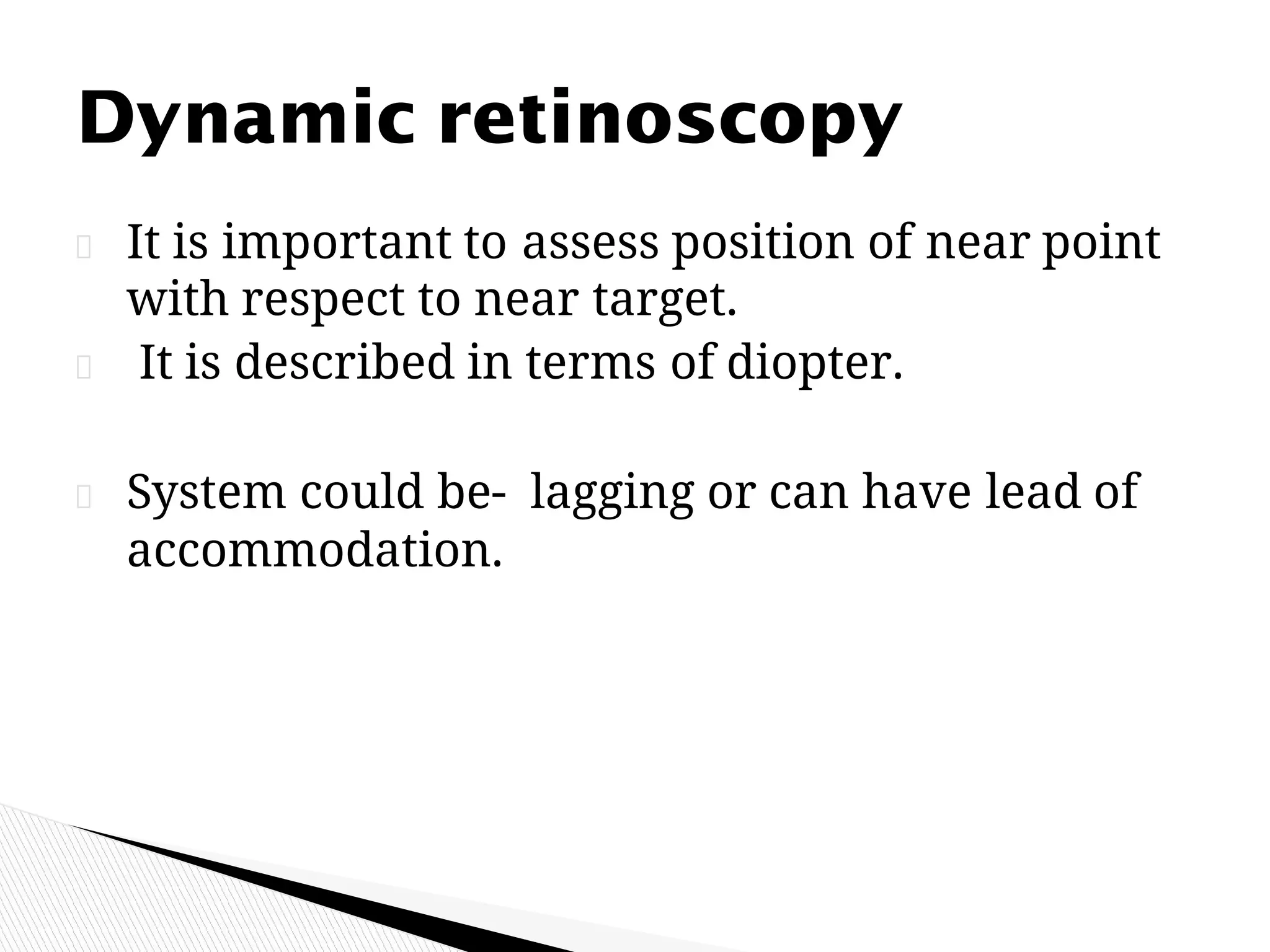 Retinoscopy ppt | PDF