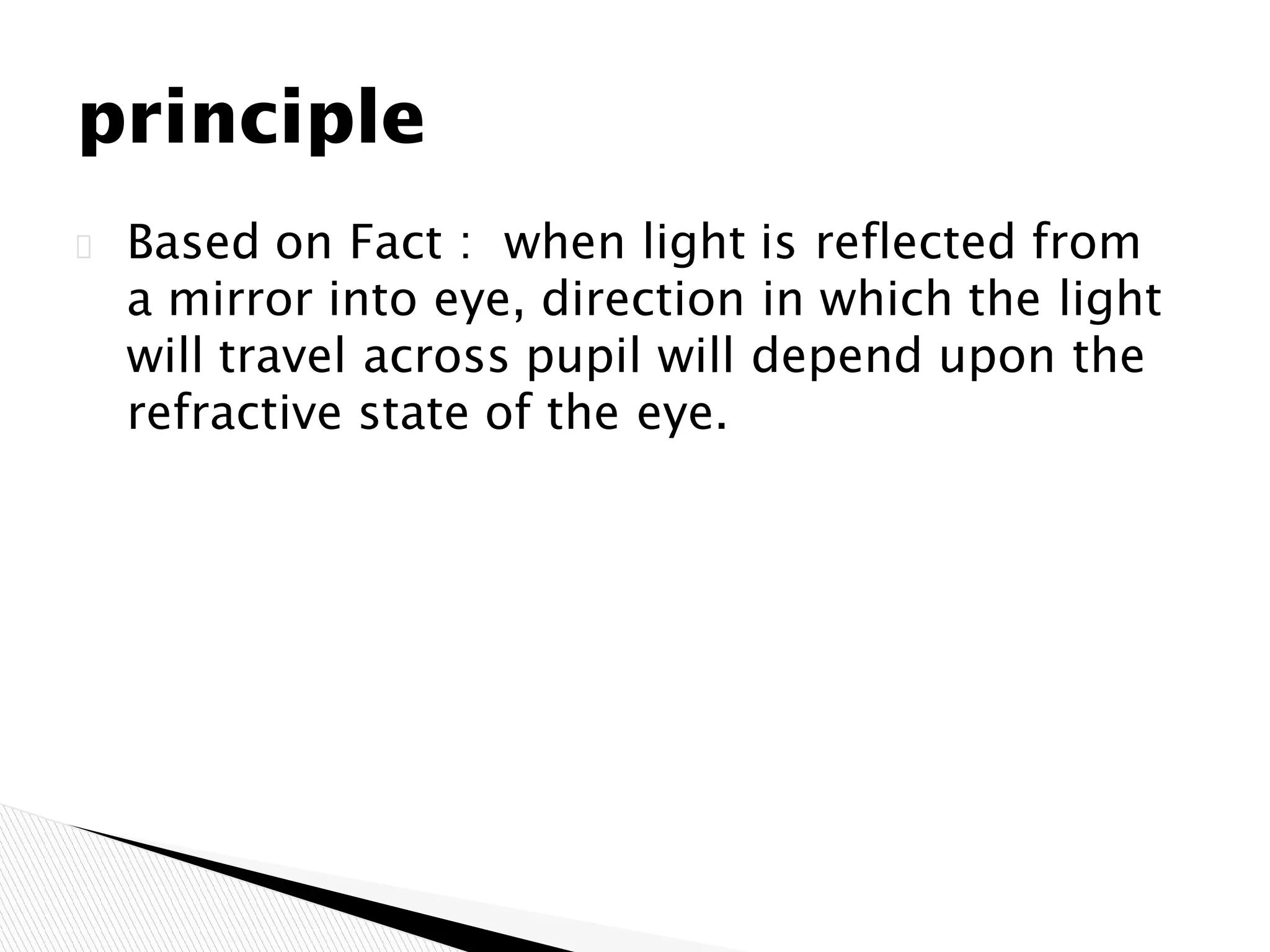 Retinoscopy ppt | PDF