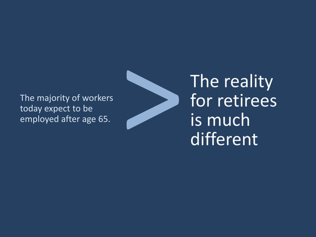Retirement age > Expectations vs. Reality | PPT