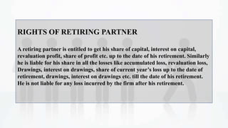 Retirement and Death of Partner | PPTX