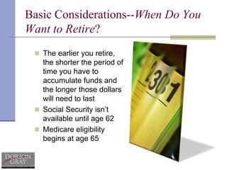 Retirement Basics | PPTX