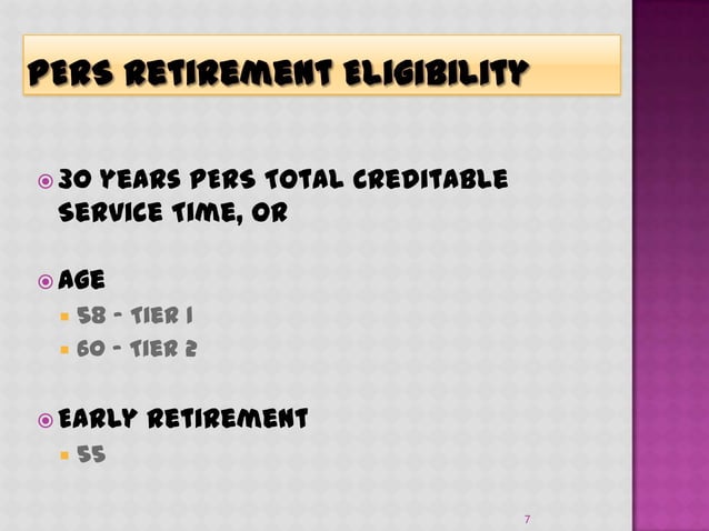 Retirement Considerations, March 18, 2014 | PPT