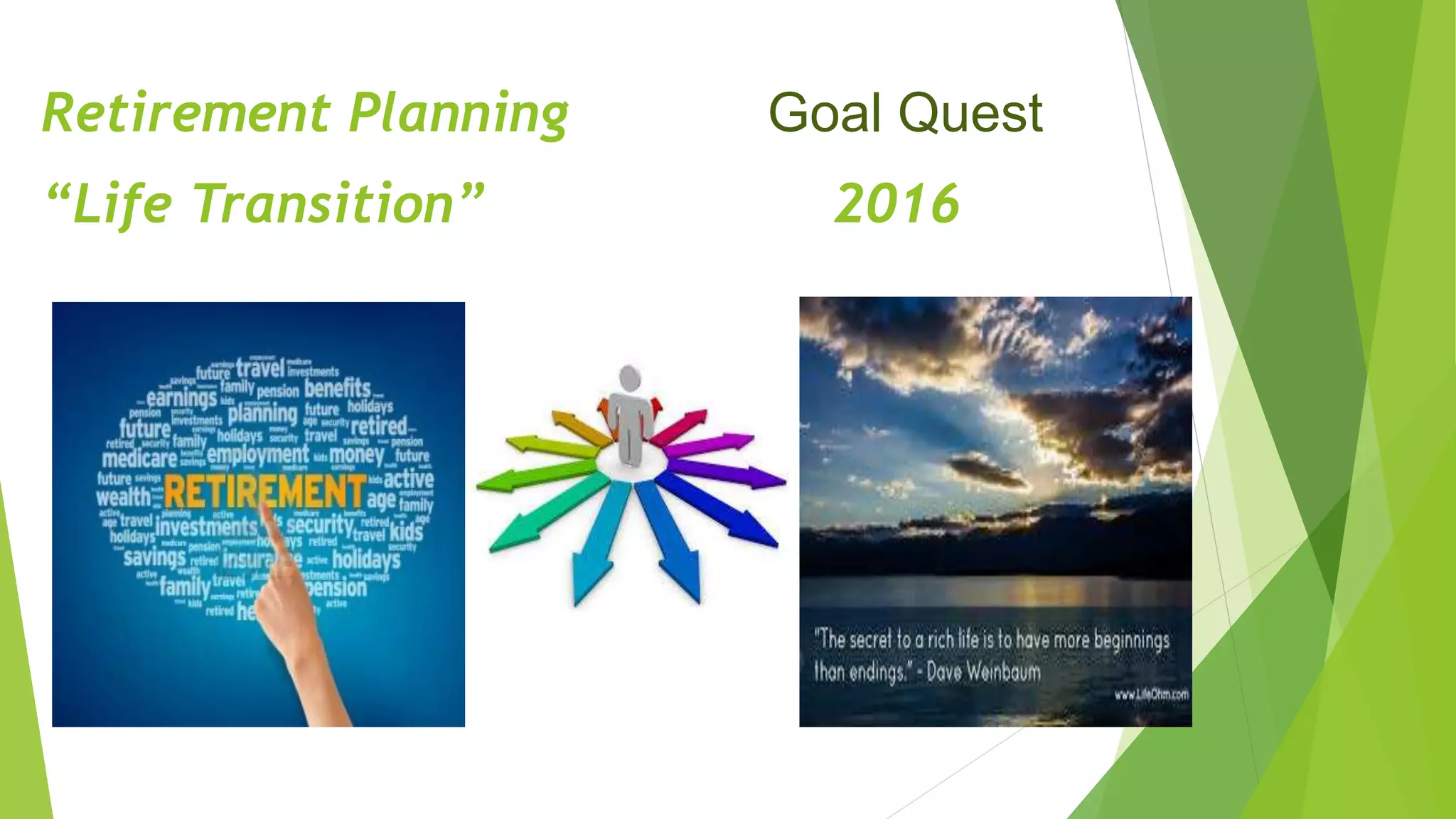 Retirement fin planners presentation nov 2015 | PPT
