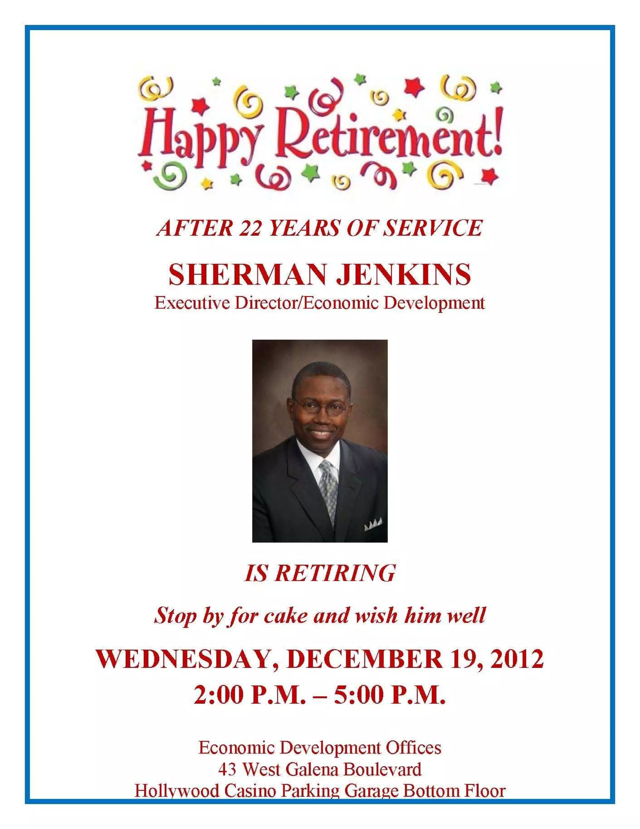 Retirement Flyer | PDF