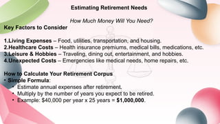 Personal Finance Retirement planning.pptx
