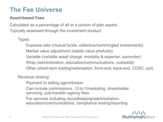 Retirement Plan Fees: Best Practices for Plan Sponsors | PPTX