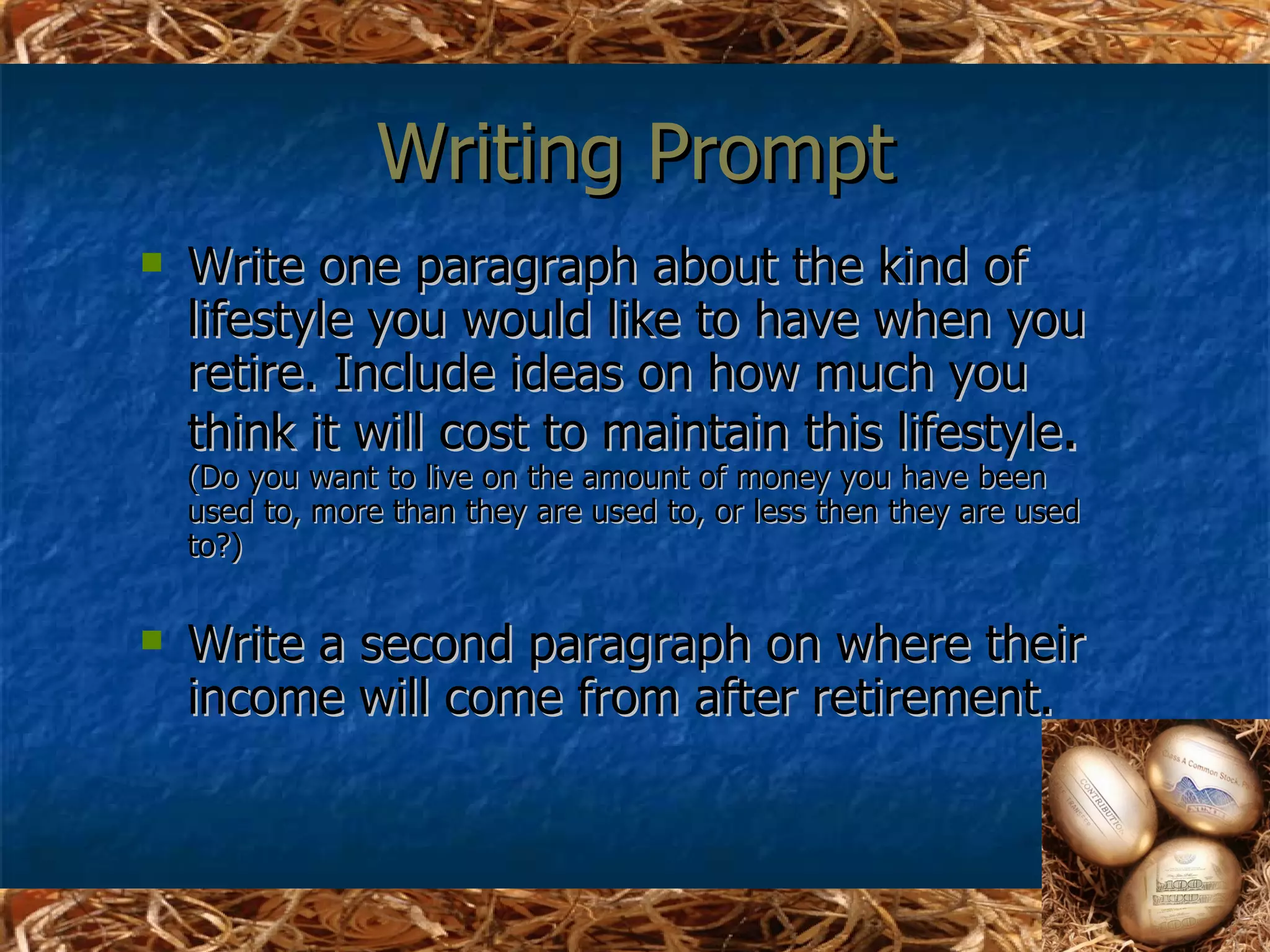 Retirement Planning PPT | PPT