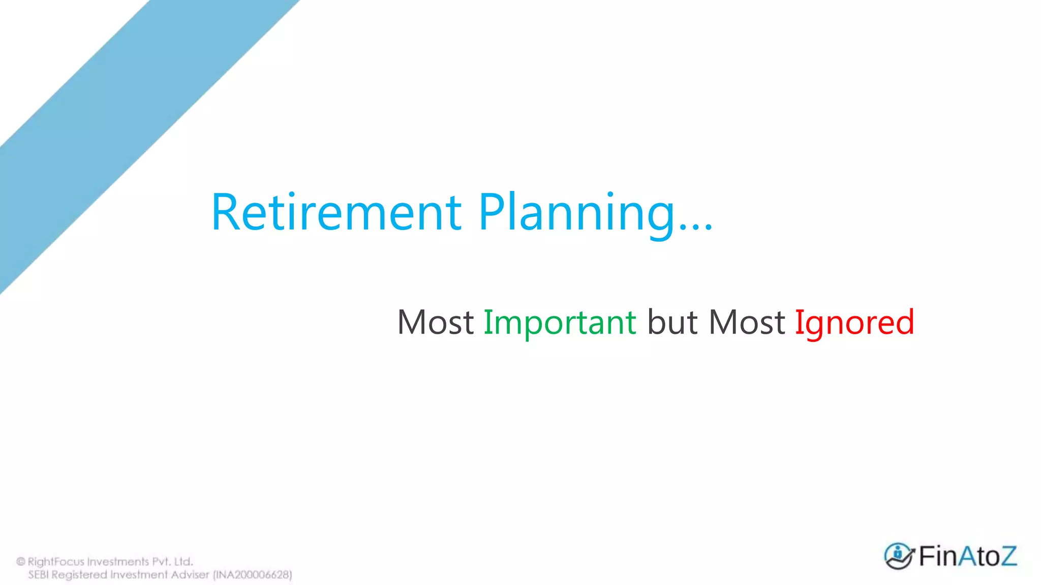 Retirement planning early retirement planning | PPTX