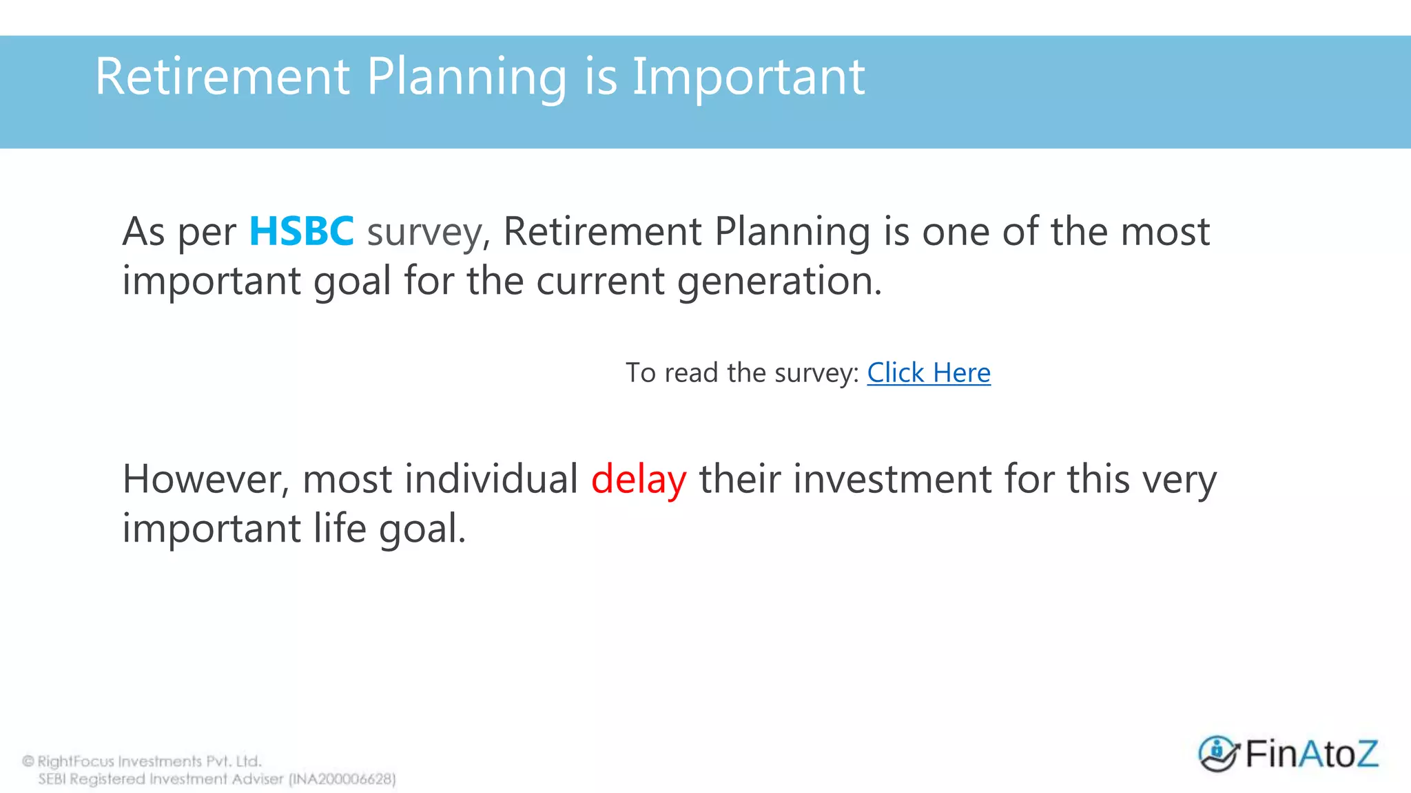 Retirement planning early retirement planning | PPTX