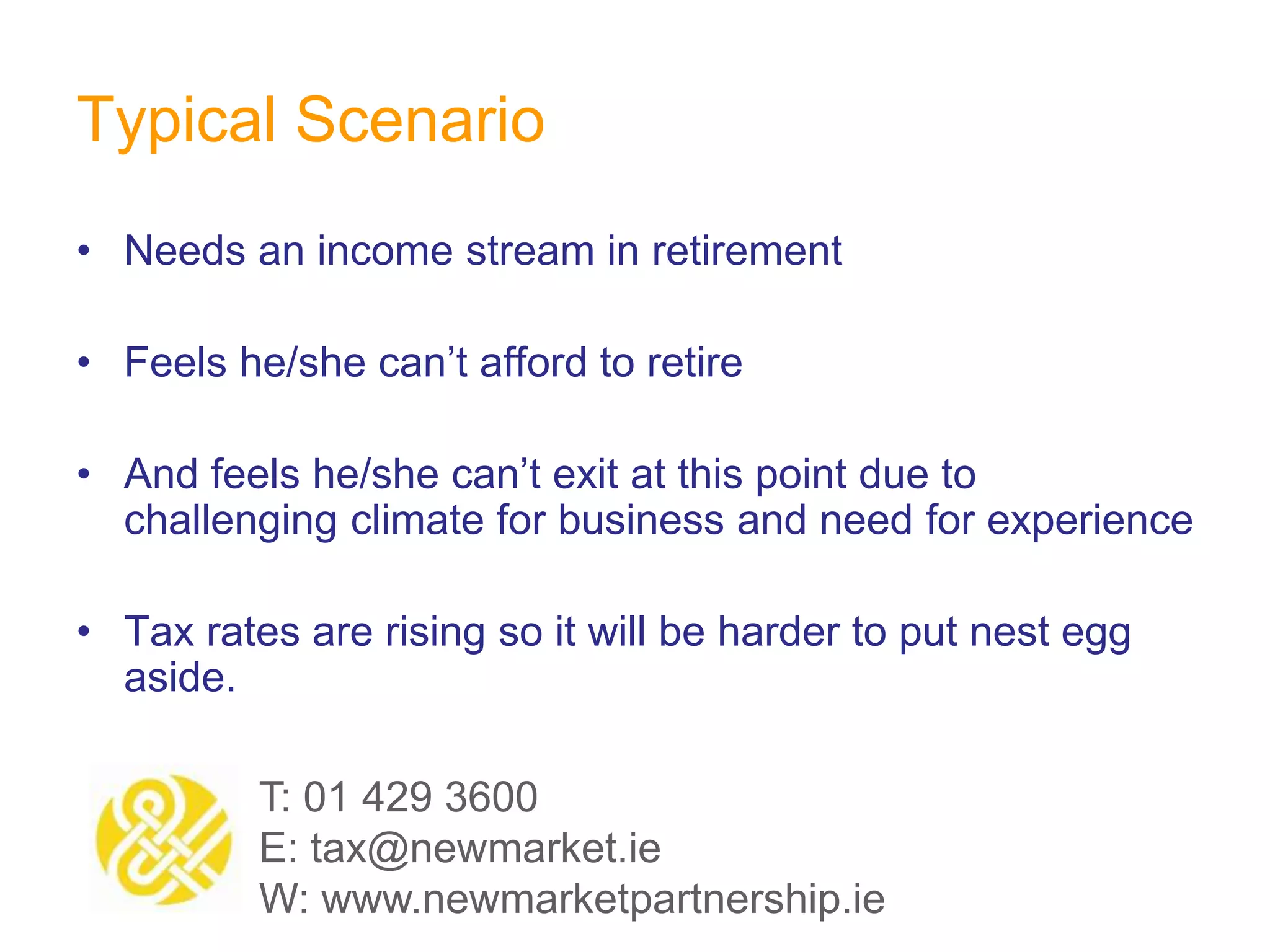 Retirement Planning For Self Employed | PPTX