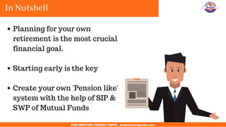 Retirement solution SIP & SWP | PDF