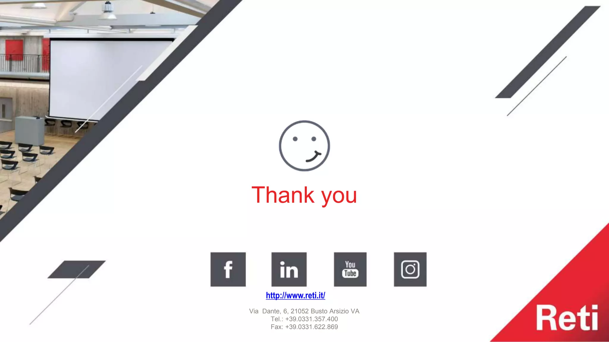 Reti SpA presentation 2018 | PPT