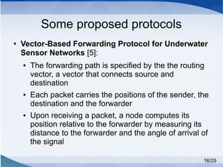 UNDERWATER SENSORS NETWORKS | PDF