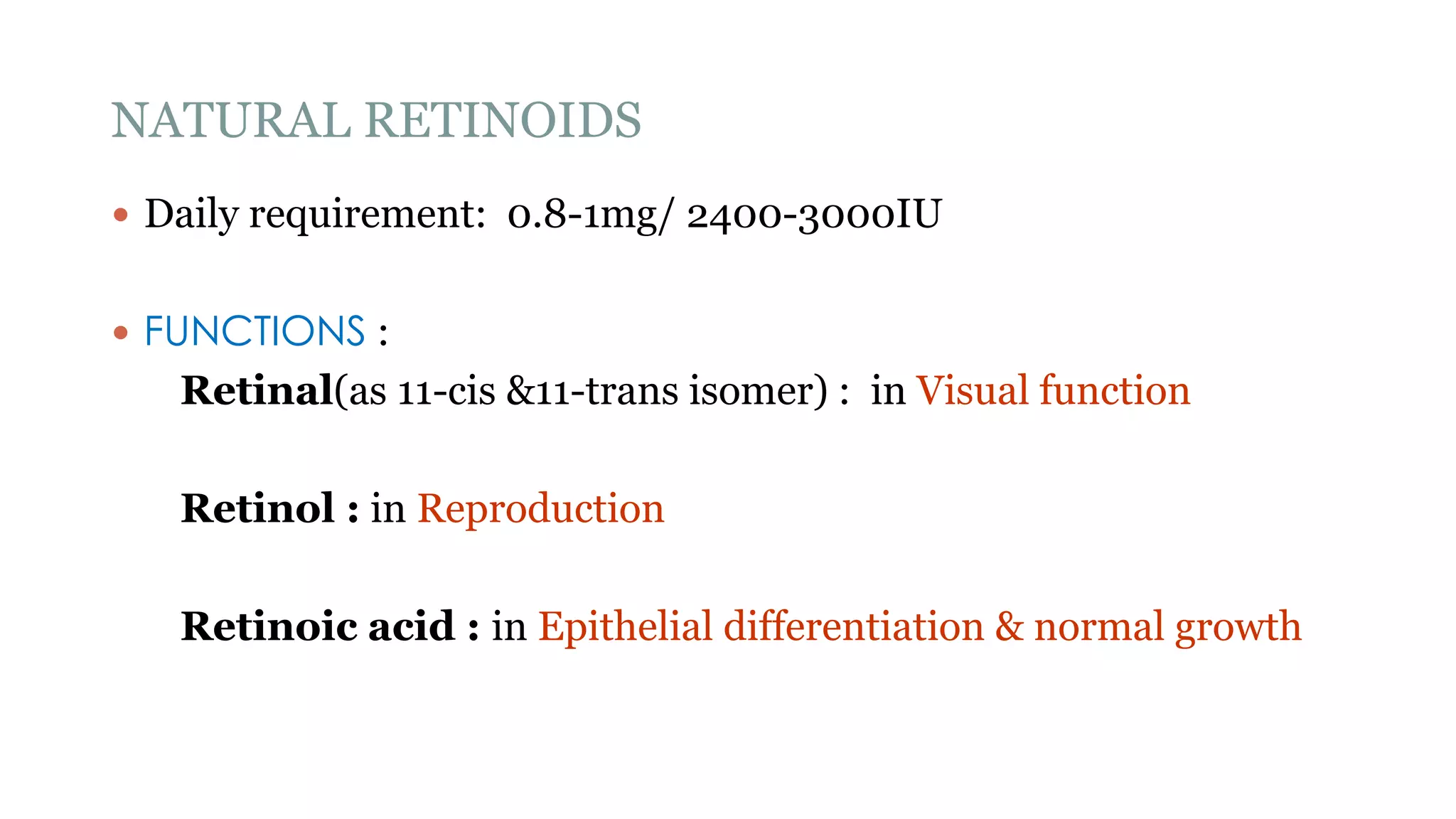 Retinoids | PPTX
