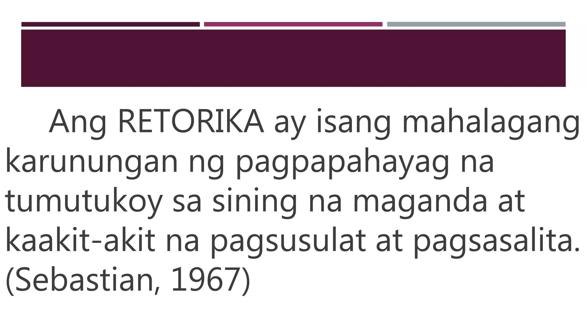 Retorika | PPTX